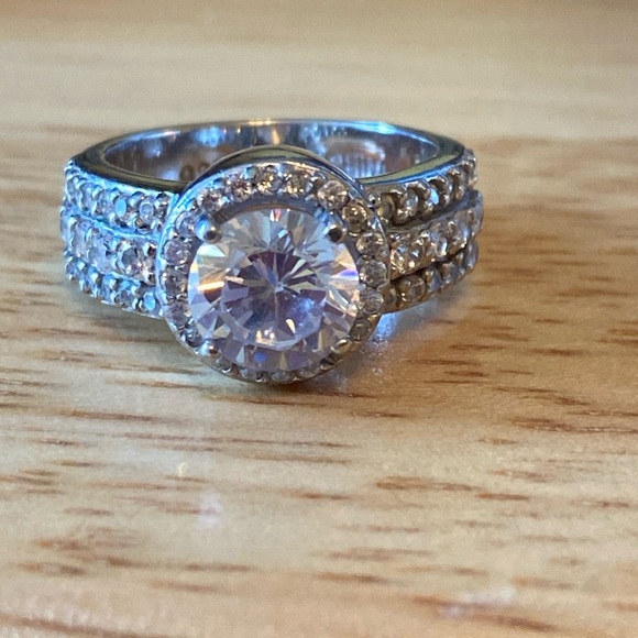 Uncas | Jewelry | Uncas Sterling Silver Antique Costume Engagement Ring ...